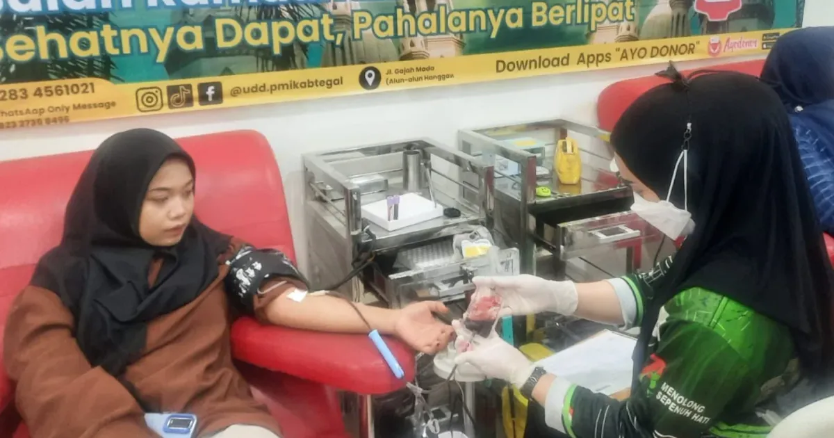 Stok Darah PMI Kabupaten Tegal 3 Maret 2026 dan Jadwal Mo...